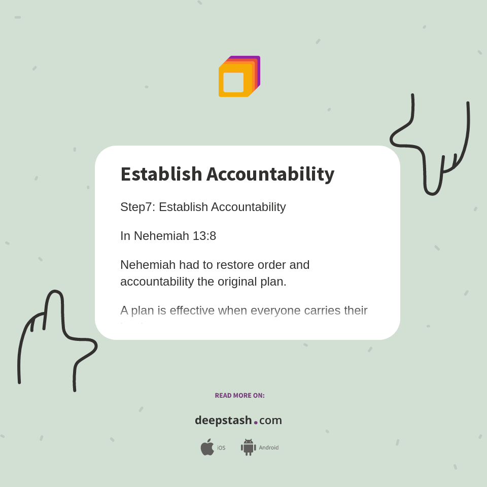 Establish Accountability - Deepstash