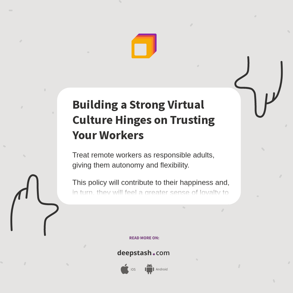 Building a Strong Virtual Culture Hinges on Trusting Your Workers ...