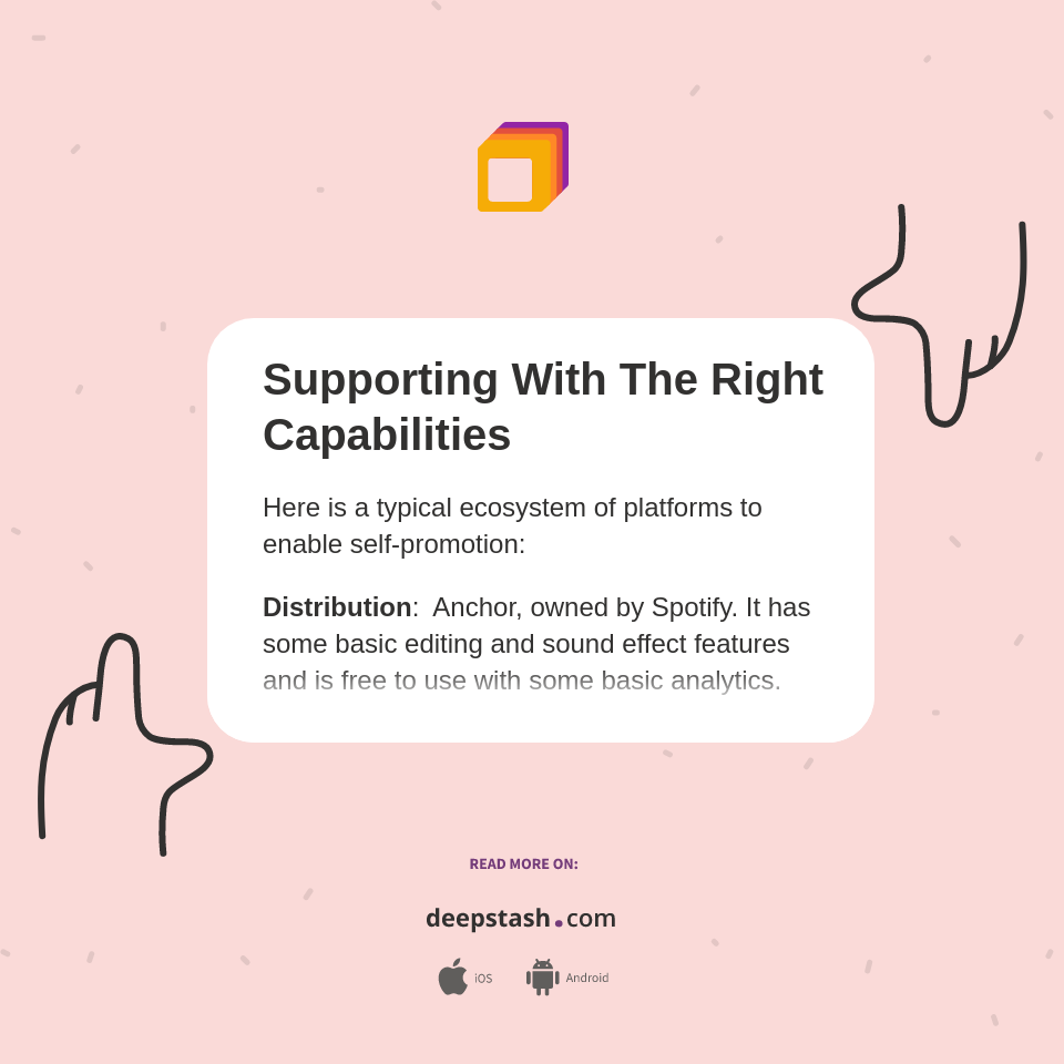 Supporting With The Right Capabilities - Deepstash