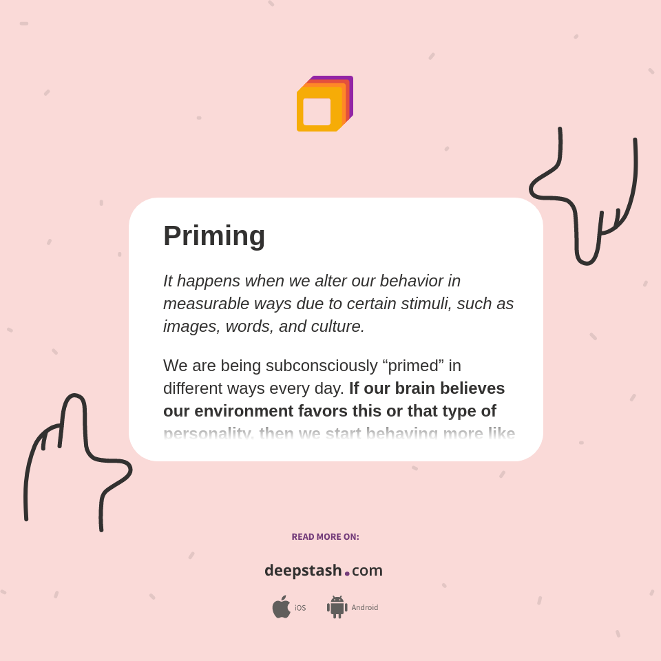 Priming - Deepstash
