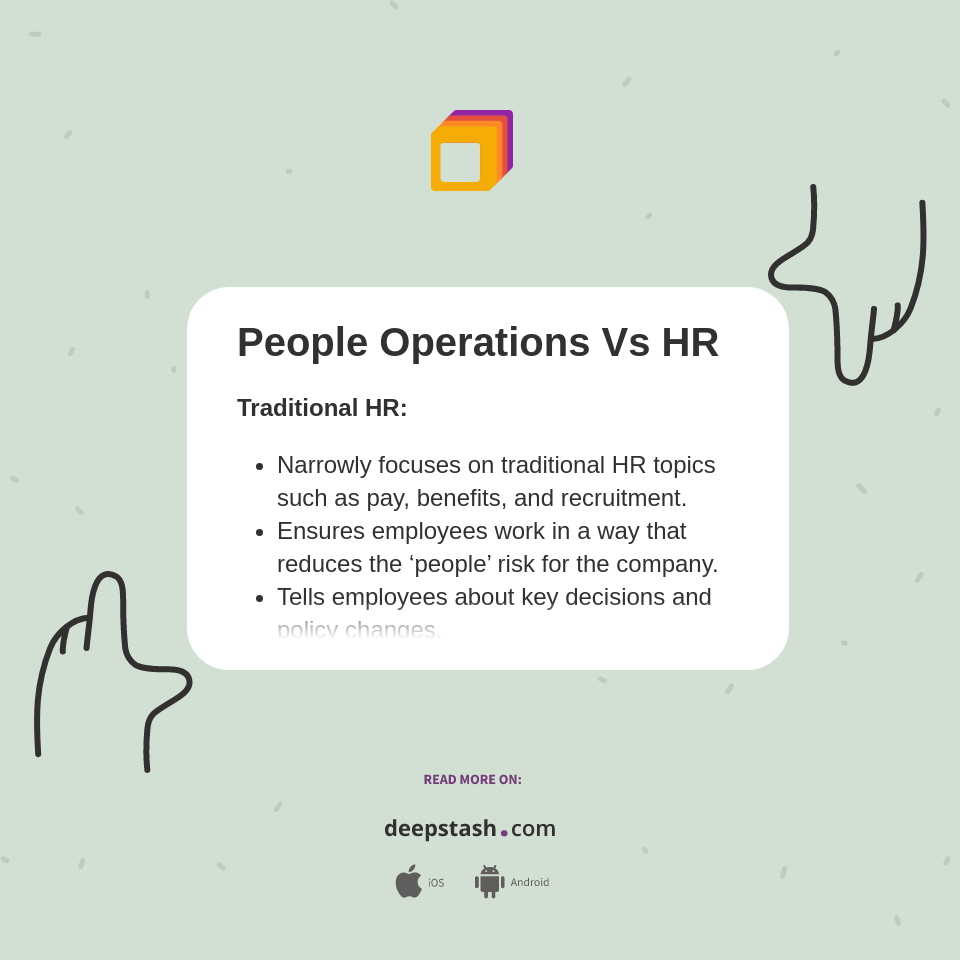 People Operations Vs HR - Deepstash