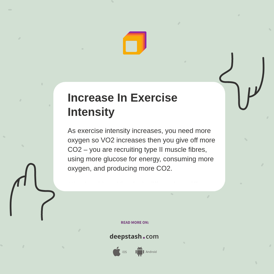 Increase In Exercise Intensity - Deepstash