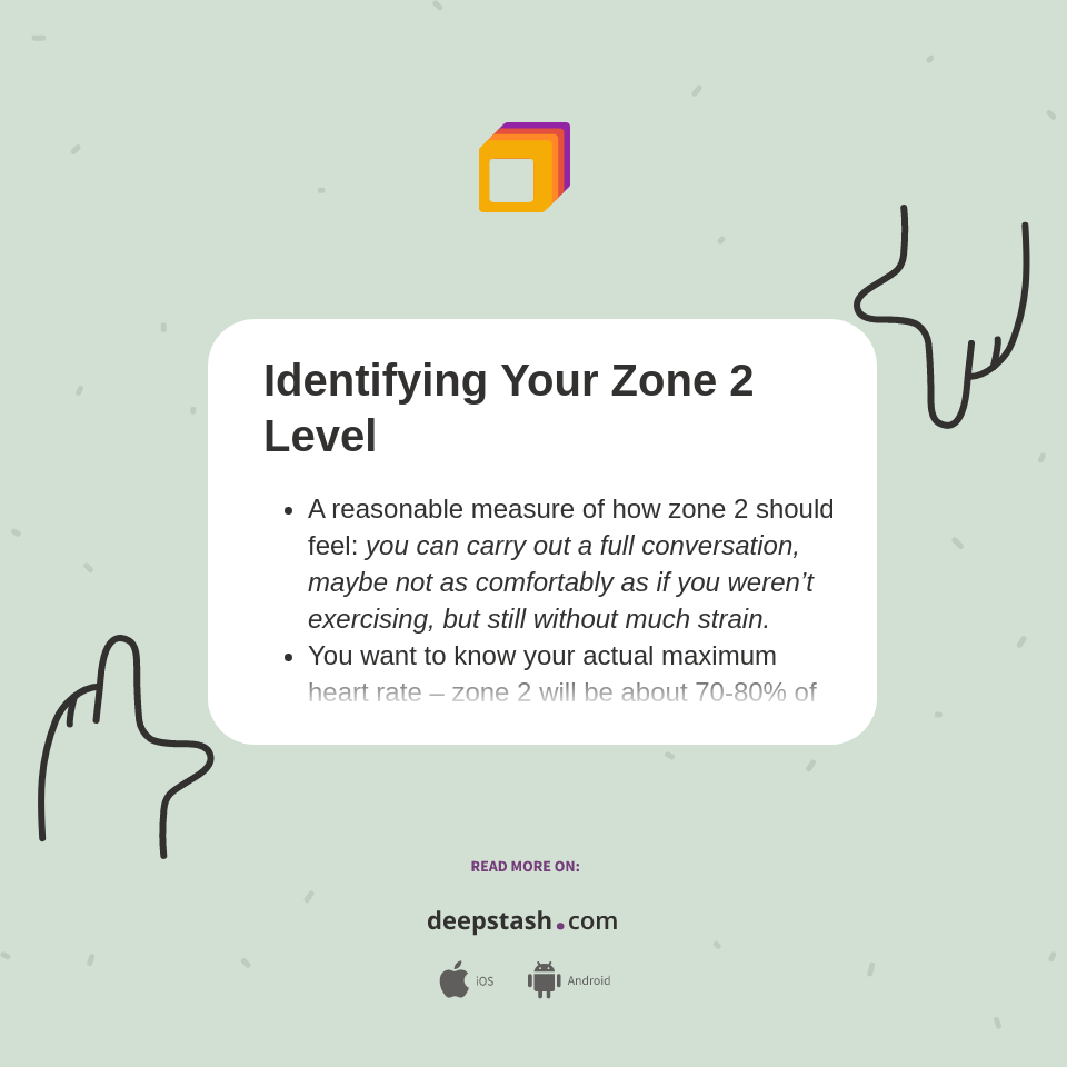 Identifying Your Zone 2 Level - Deepstash
