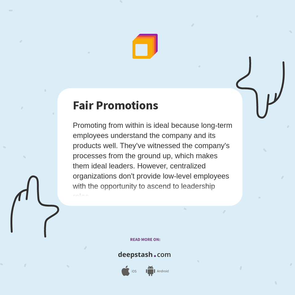 Fair Promotions - Deepstash