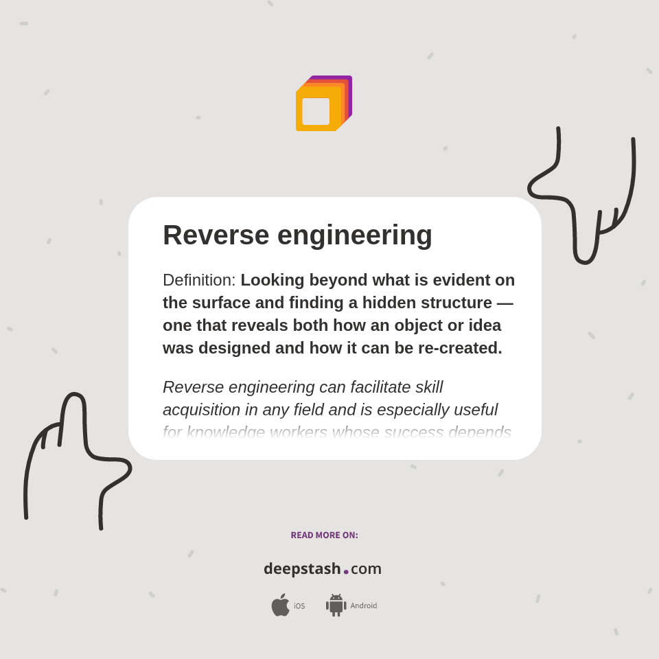 Reverse engineering - Deepstash