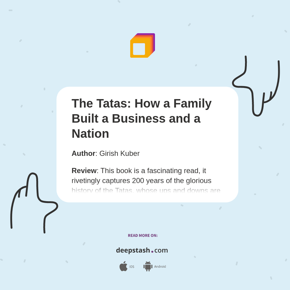 The Tatas: How a Family Built a Business and a Nation - Deepstash
