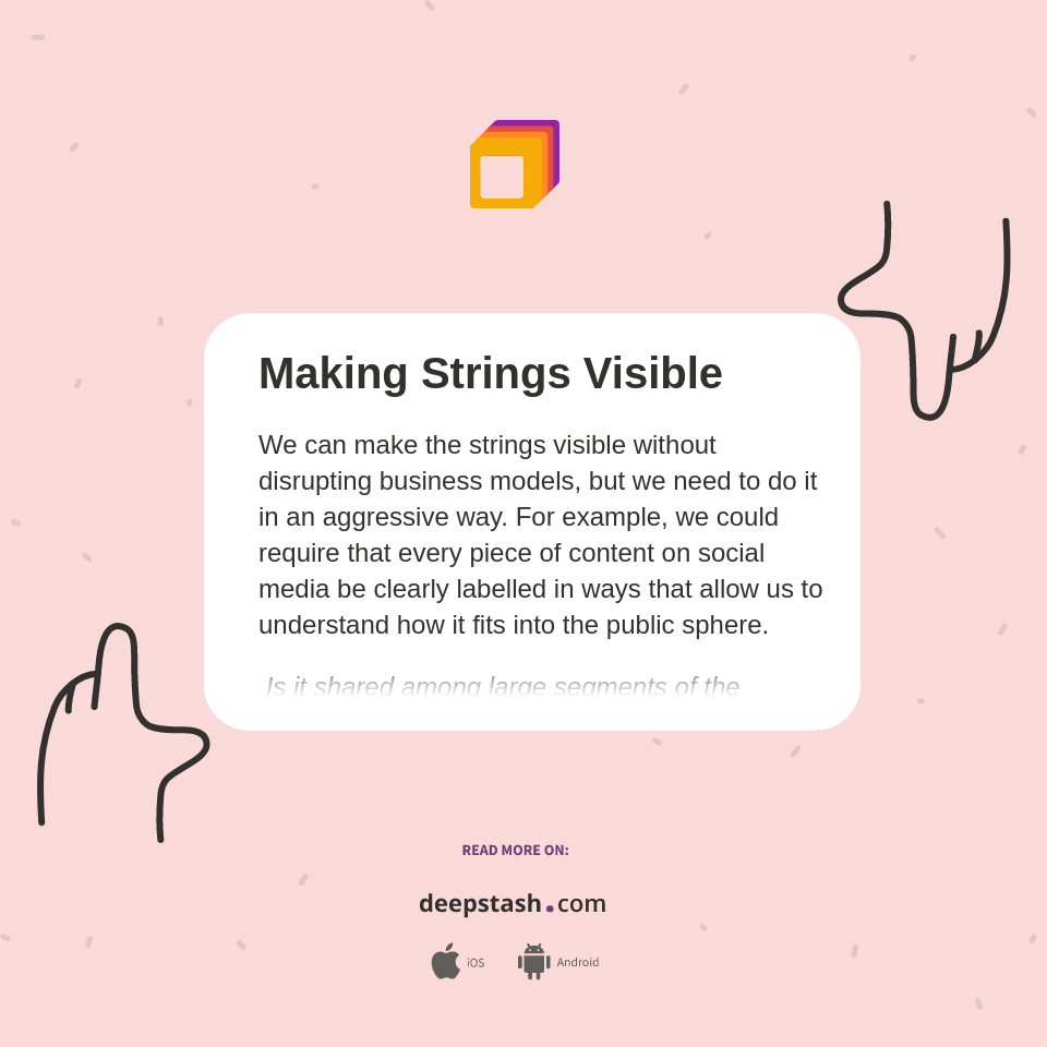 Making Strings Visible - Deepstash