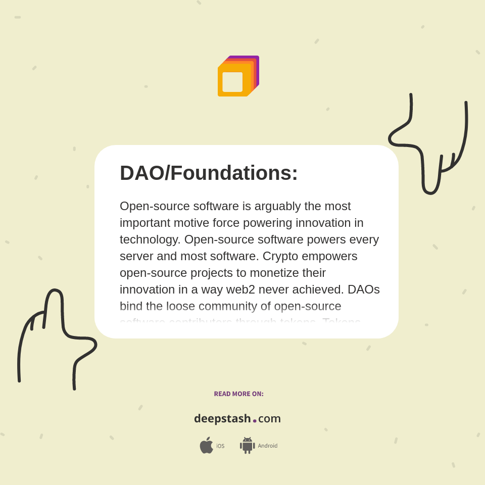 DAO/Foundations: - Deepstash