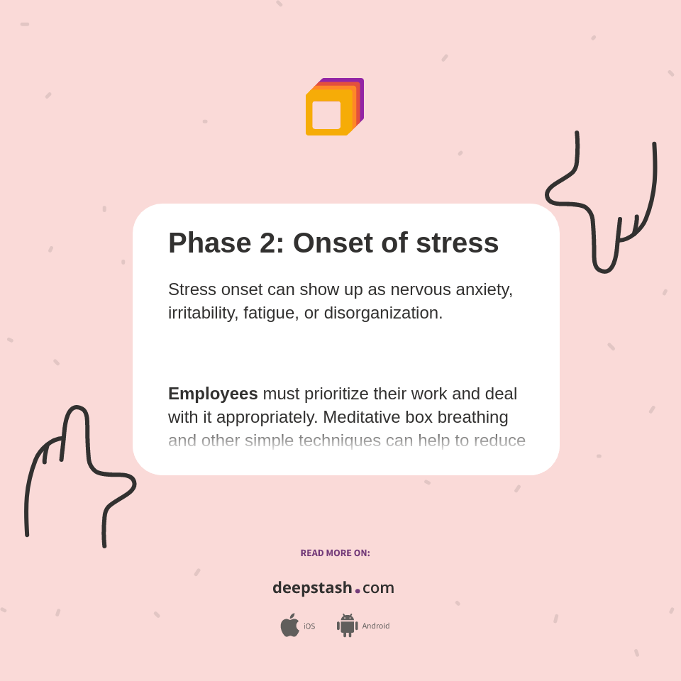 Phase 2: Onset of stress - Deepstash