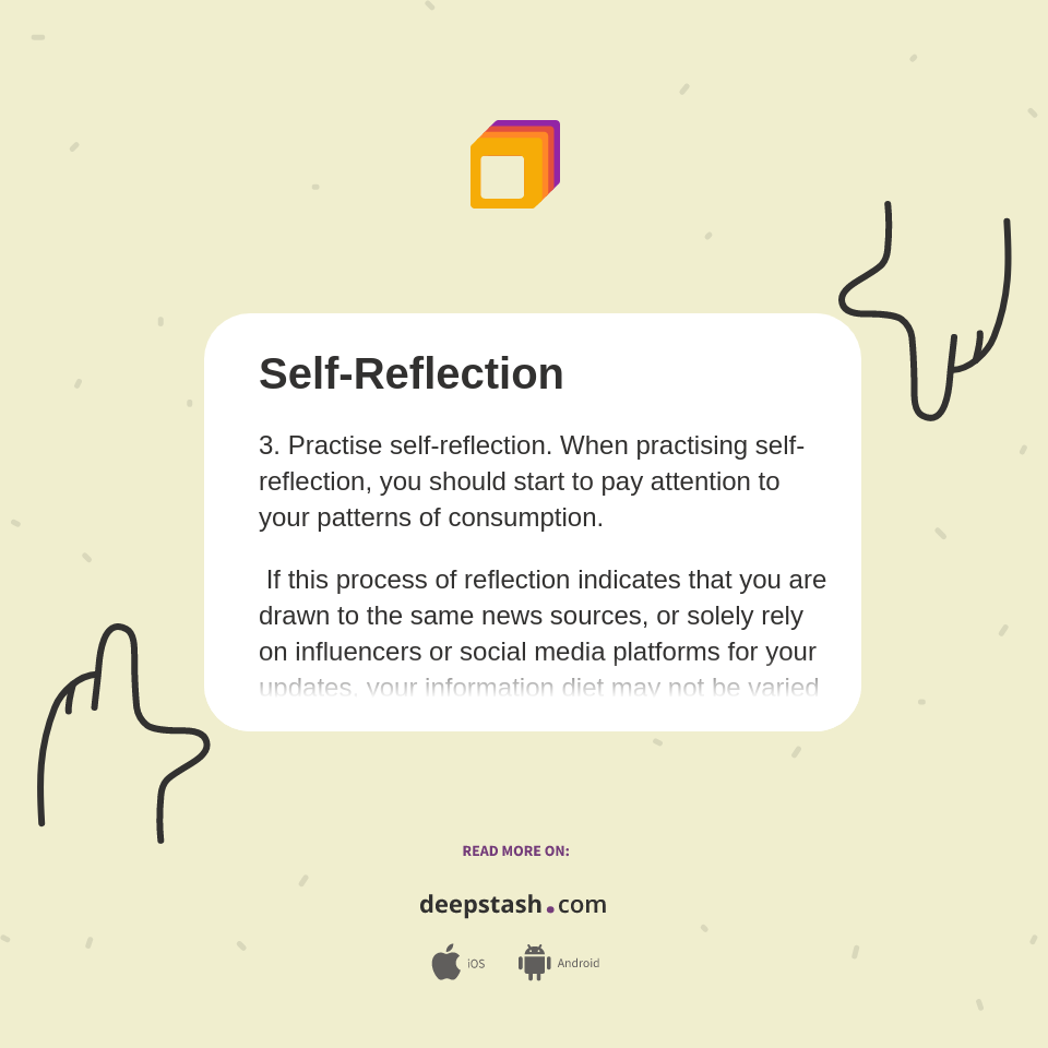 Self-Reflection - Deepstash