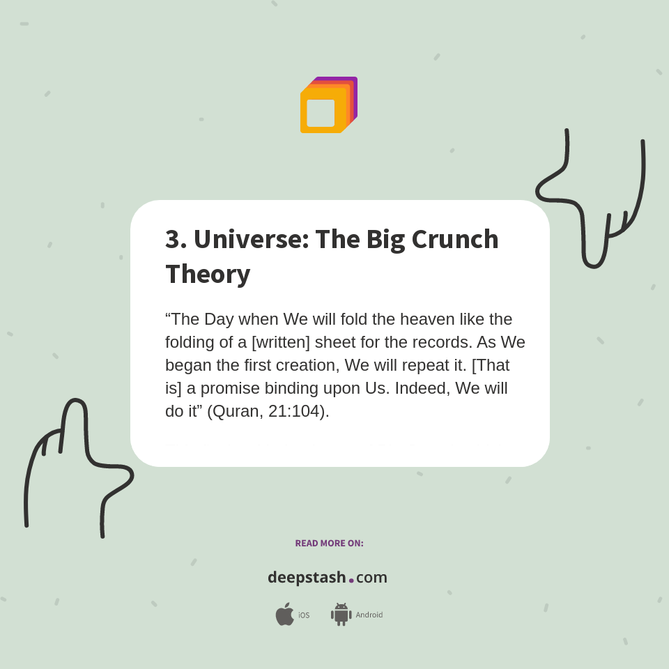 3. Universe: The Big Crunch Theory - Deepstash