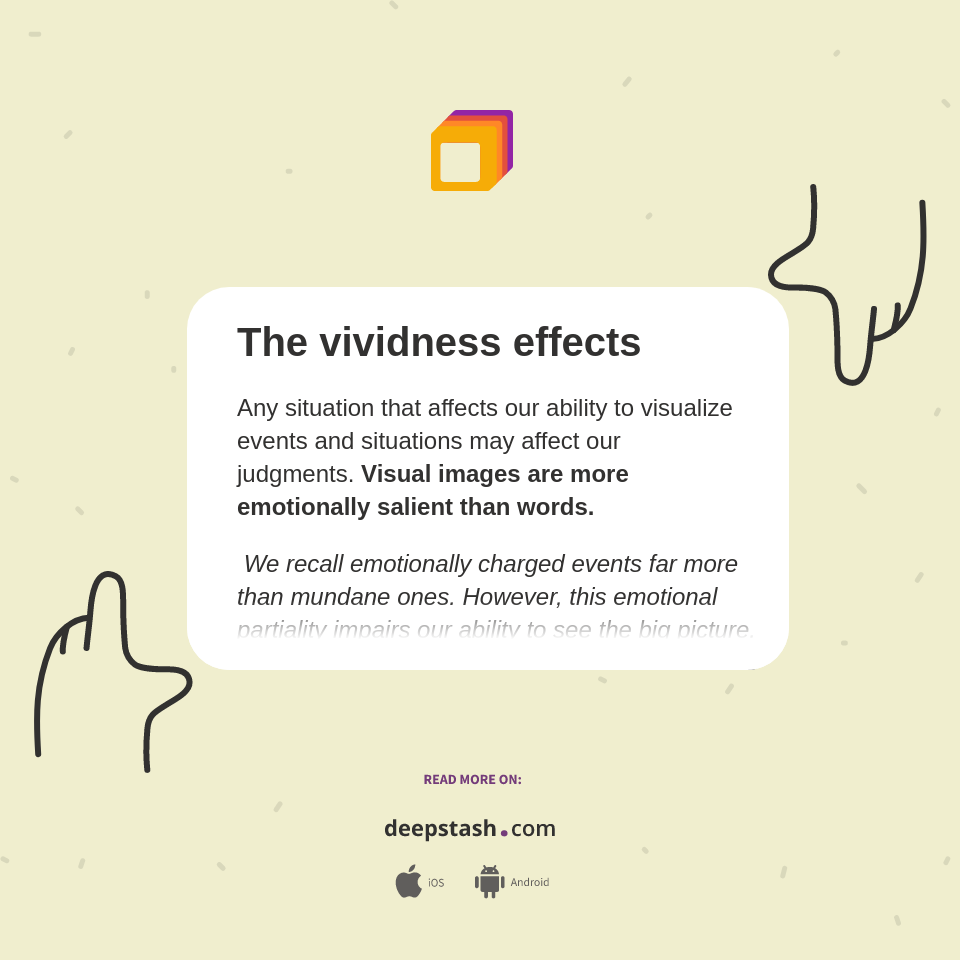The vividness effects - Deepstash