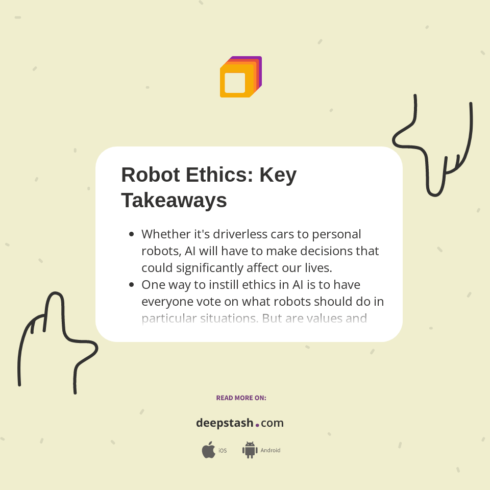 Robot Ethics: Key Takeaways - Deepstash