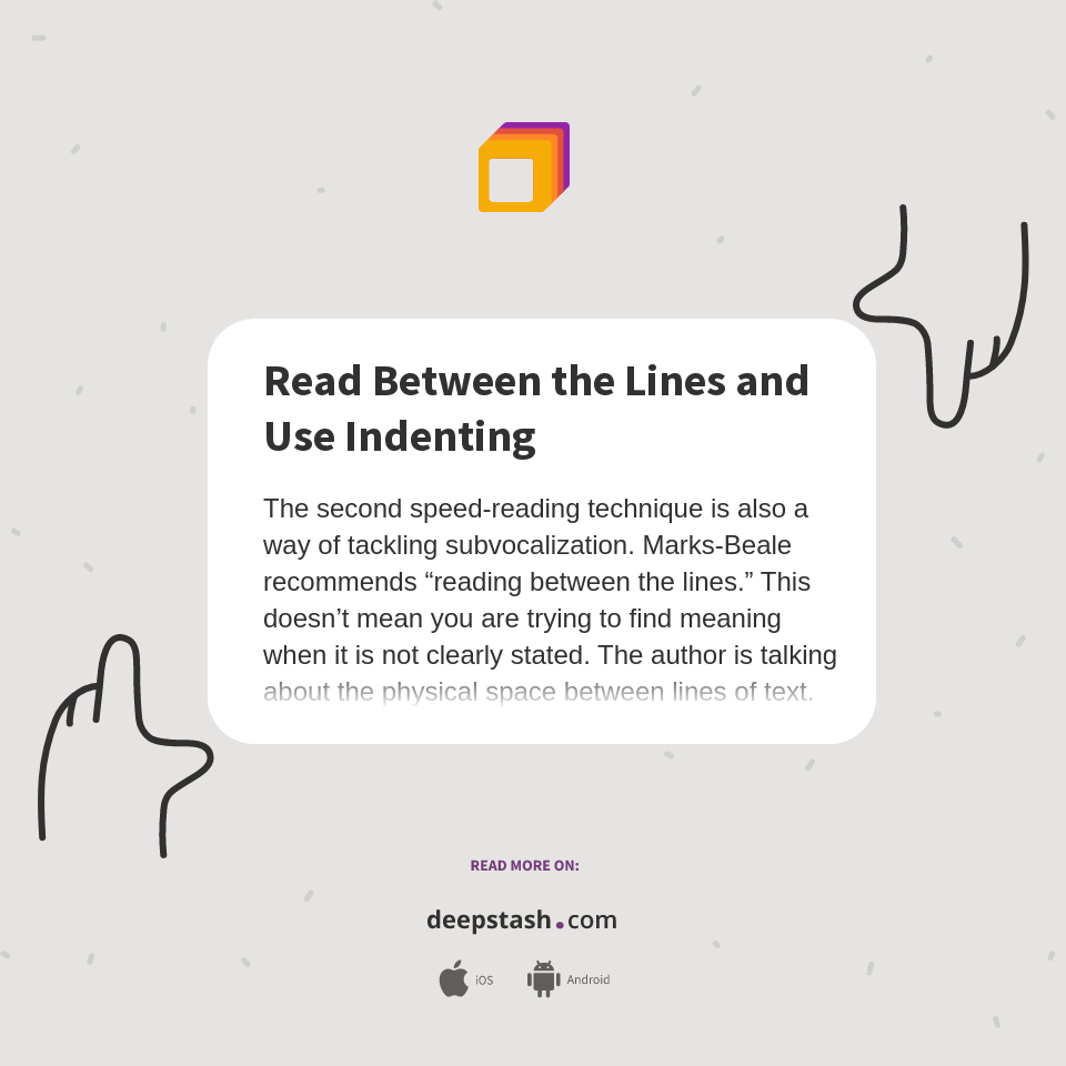 Read Between The Lines And Use Indenting Deepstash
