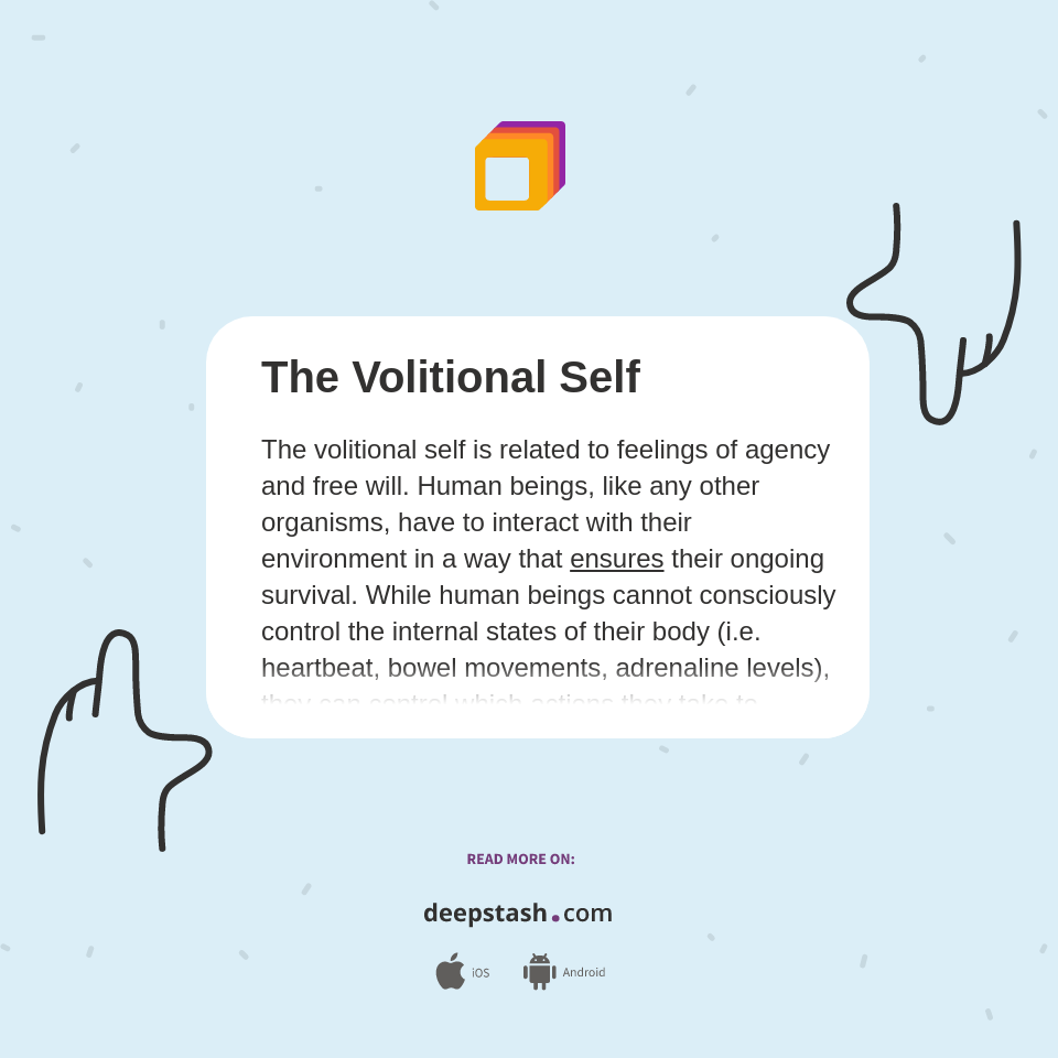 The Volitional Self - Deepstash
