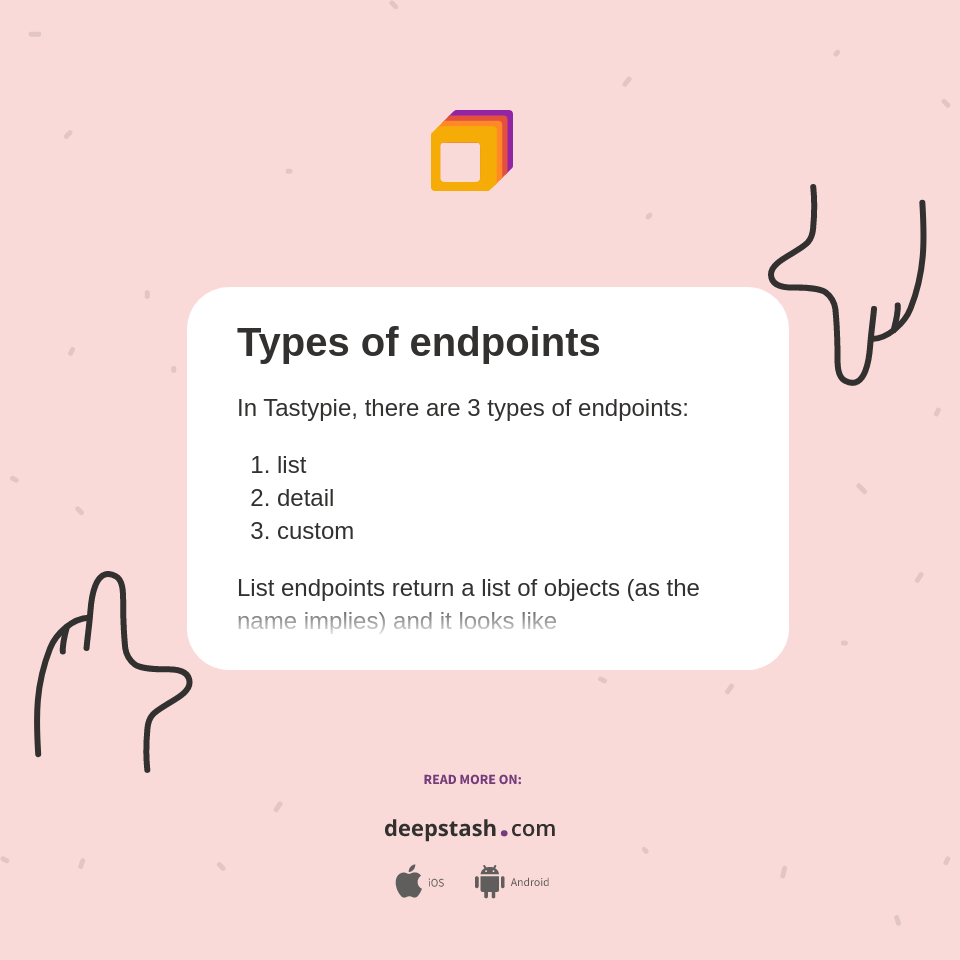 Types of endpoints - Deepstash