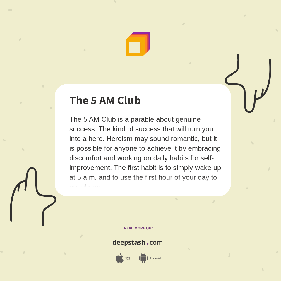 The 5 AM Club - Deepstash