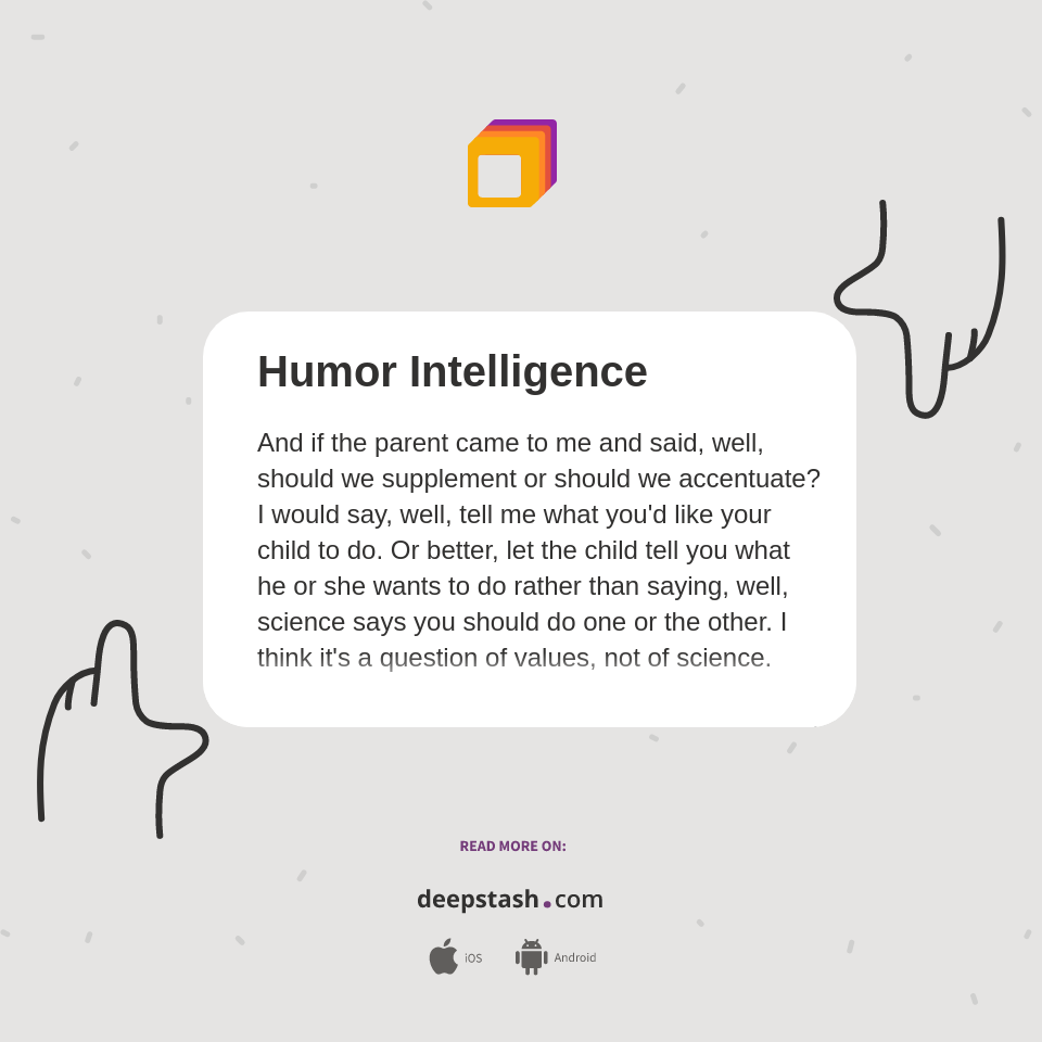 Humor Intelligence - Deepstash