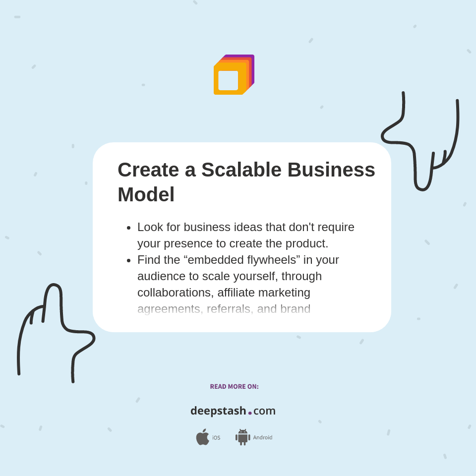 Create A Scalable Business Model Deepstash