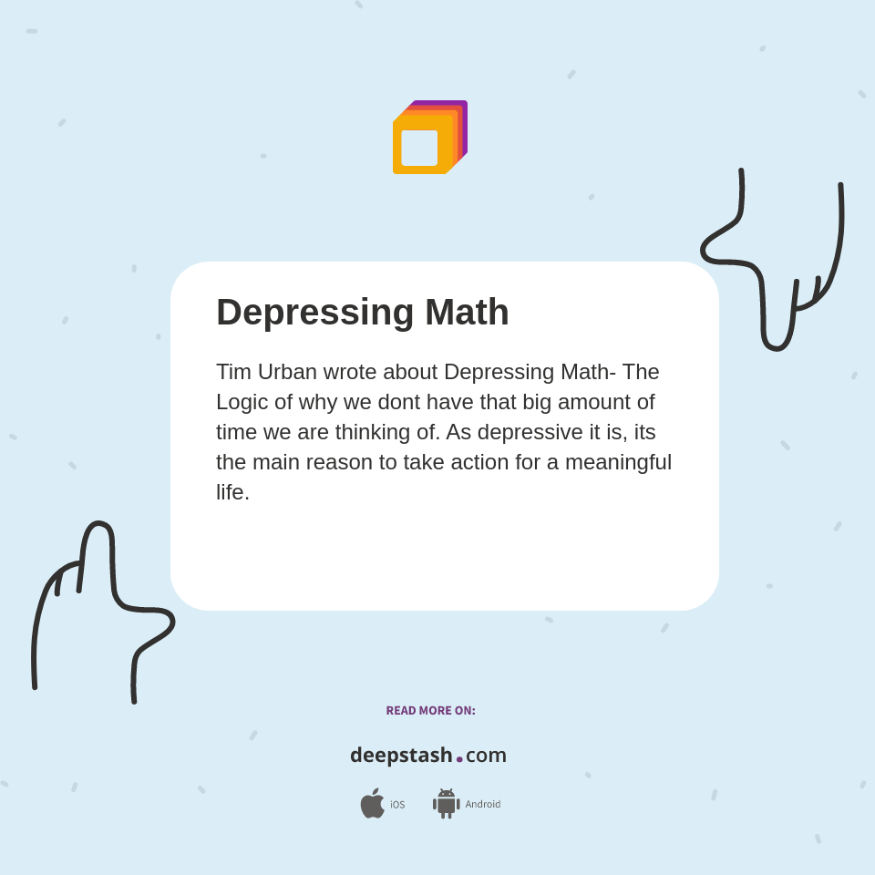 Depressing Math - Deepstash