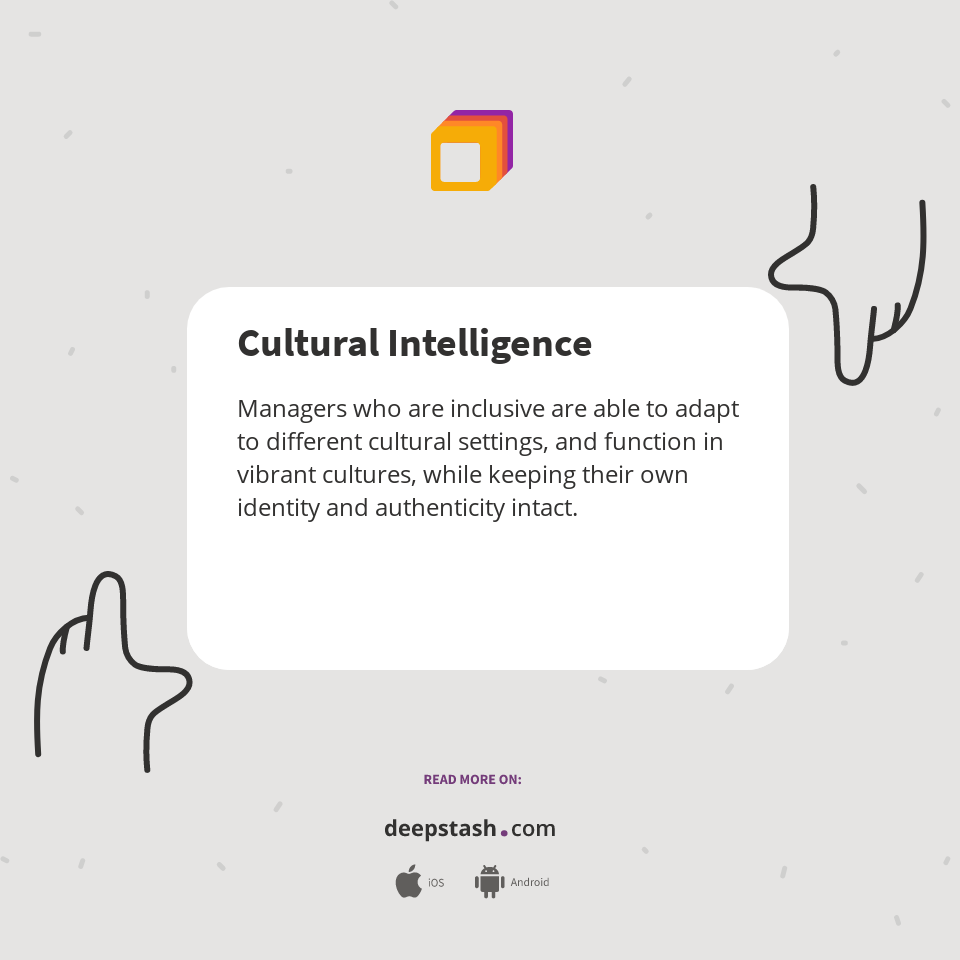 Cultural Intelligence - Deepstash