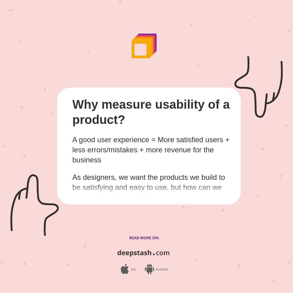 Why measure usability of a product? - Deepstash