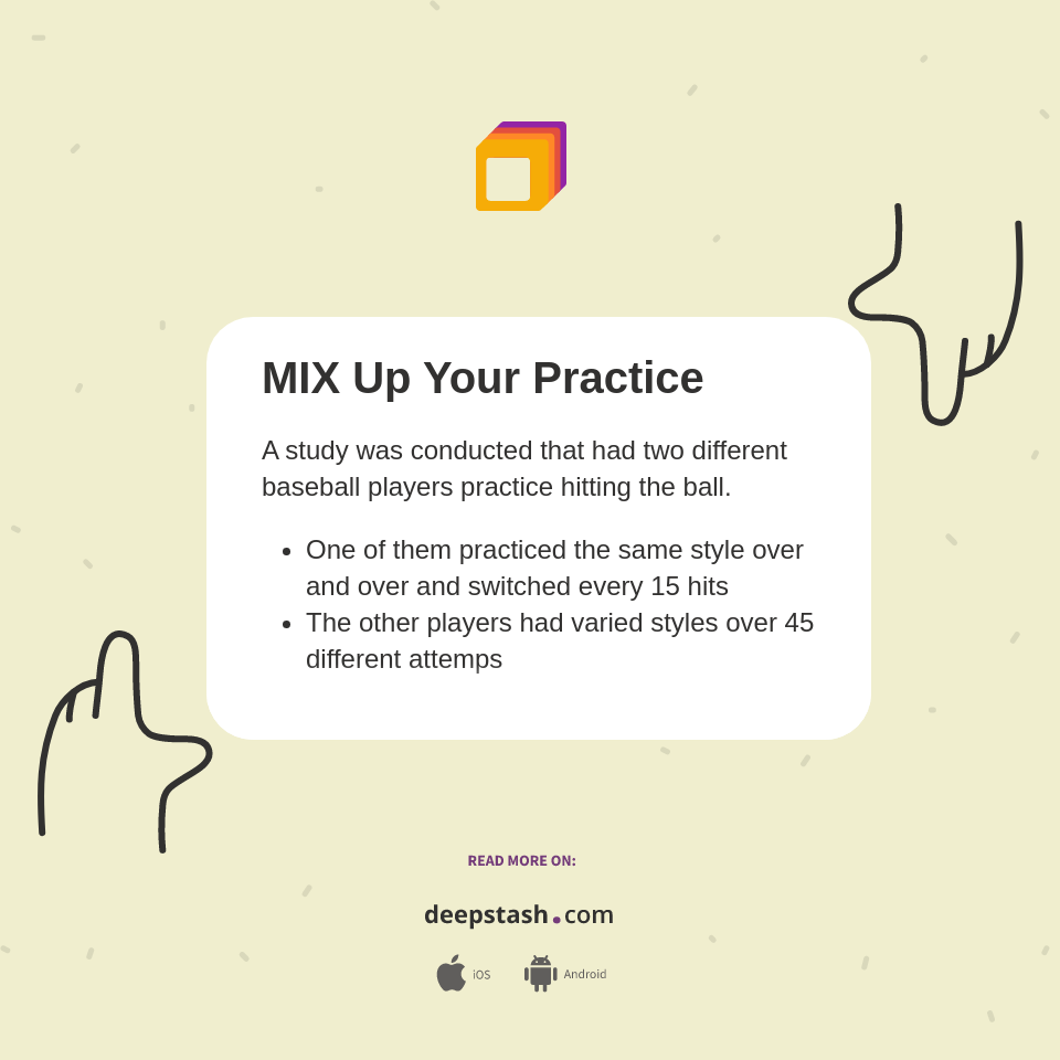 MIX Up Your Practice - Deepstash