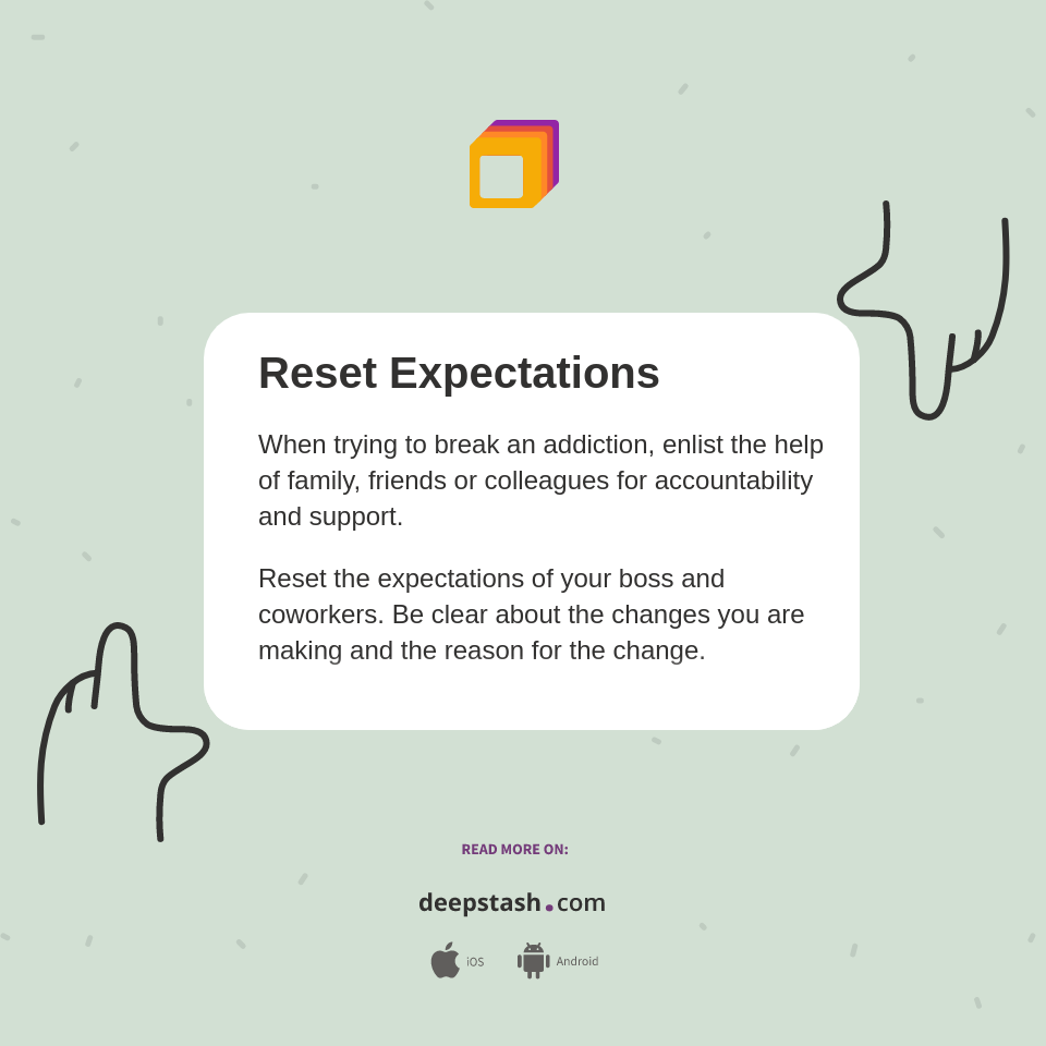 Reset Expectations - Deepstash