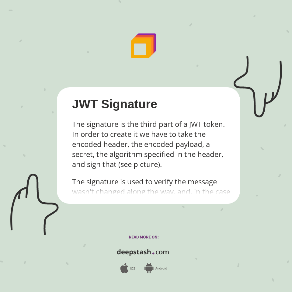 JWT Signature - Deepstash