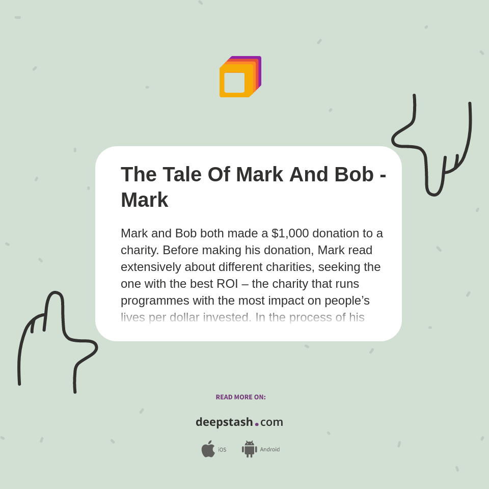 The Tale Of Mark And Bob - Mark - Deepstash
