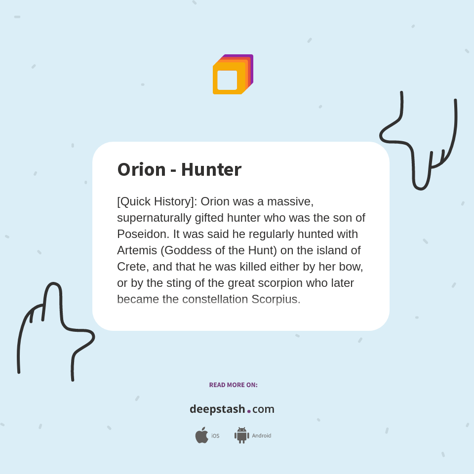 Orion - Hunter - Deepstash