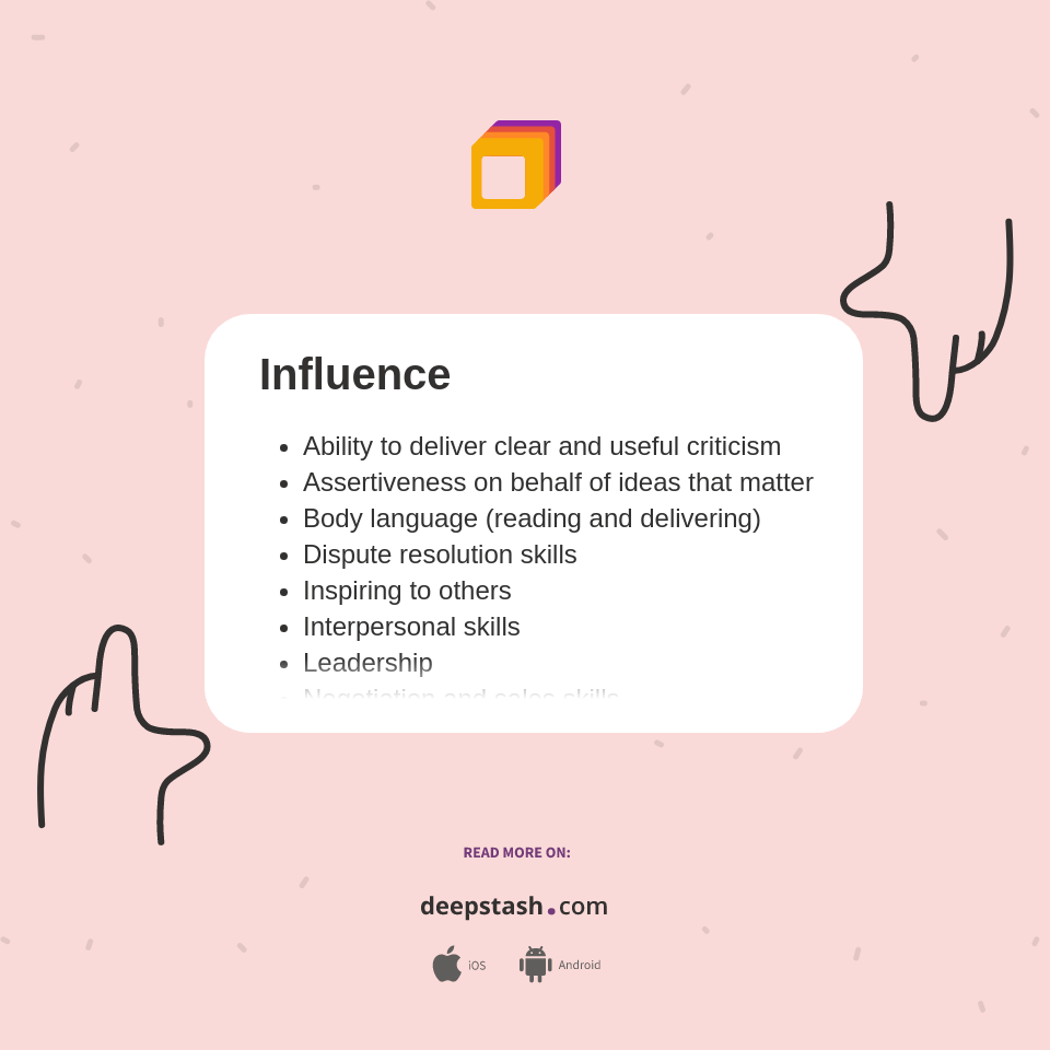 Influence - Deepstash