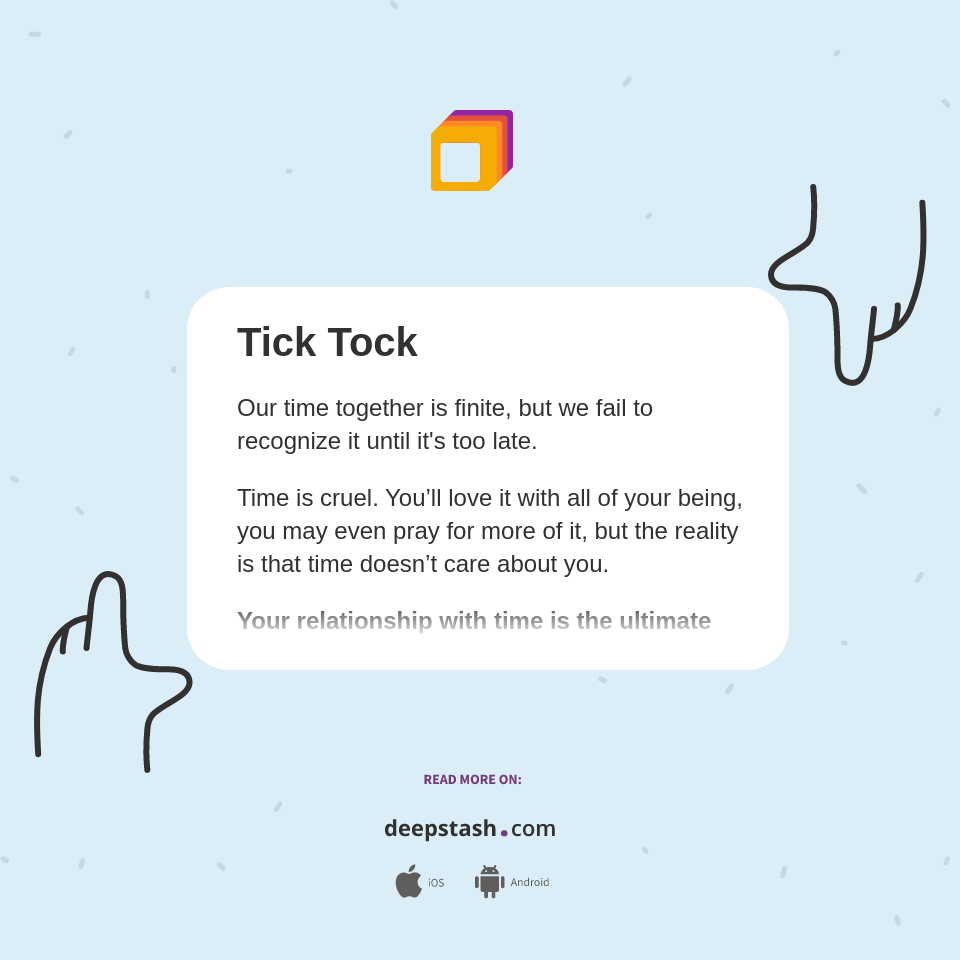 Tick Tock - Deepstash