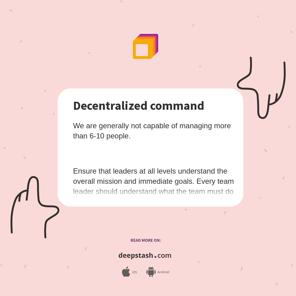 Decentralized command - Deepstash