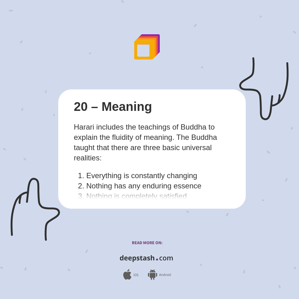 20 – Meaning - Deepstash
