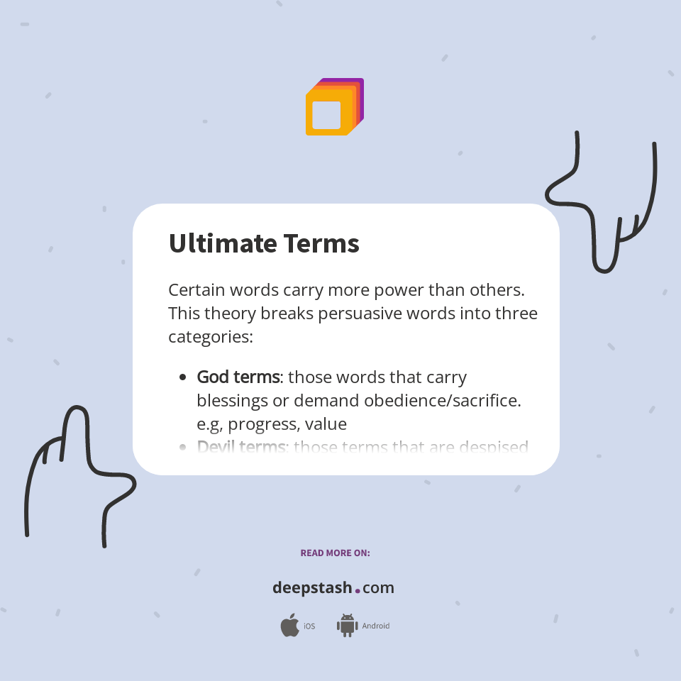 Ultimate Terms - Deepstash