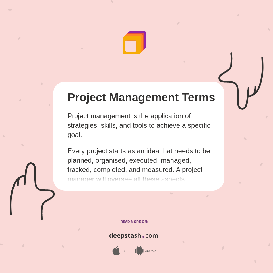 Project Management Terms - Deepstash