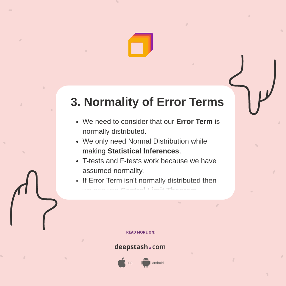 3. Normality of Error Terms - Deepstash