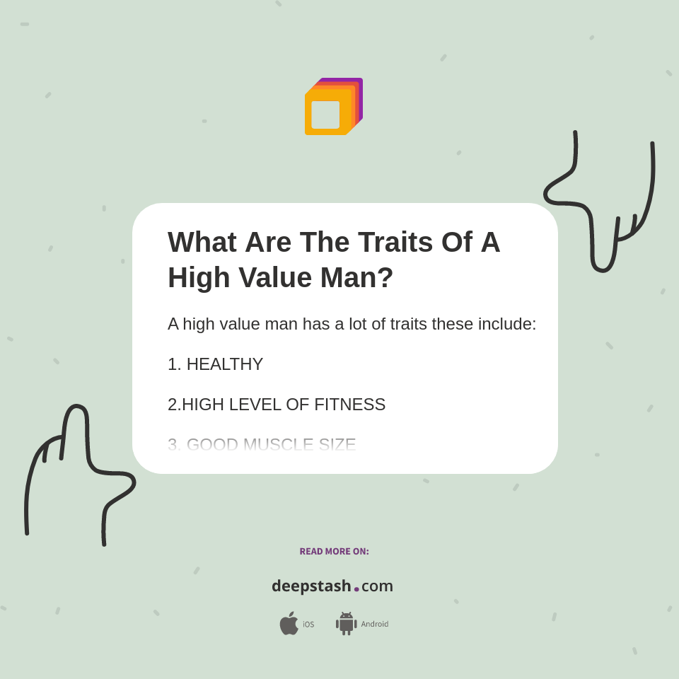 What Are The Traits Of A High Value Man? - Deepstash