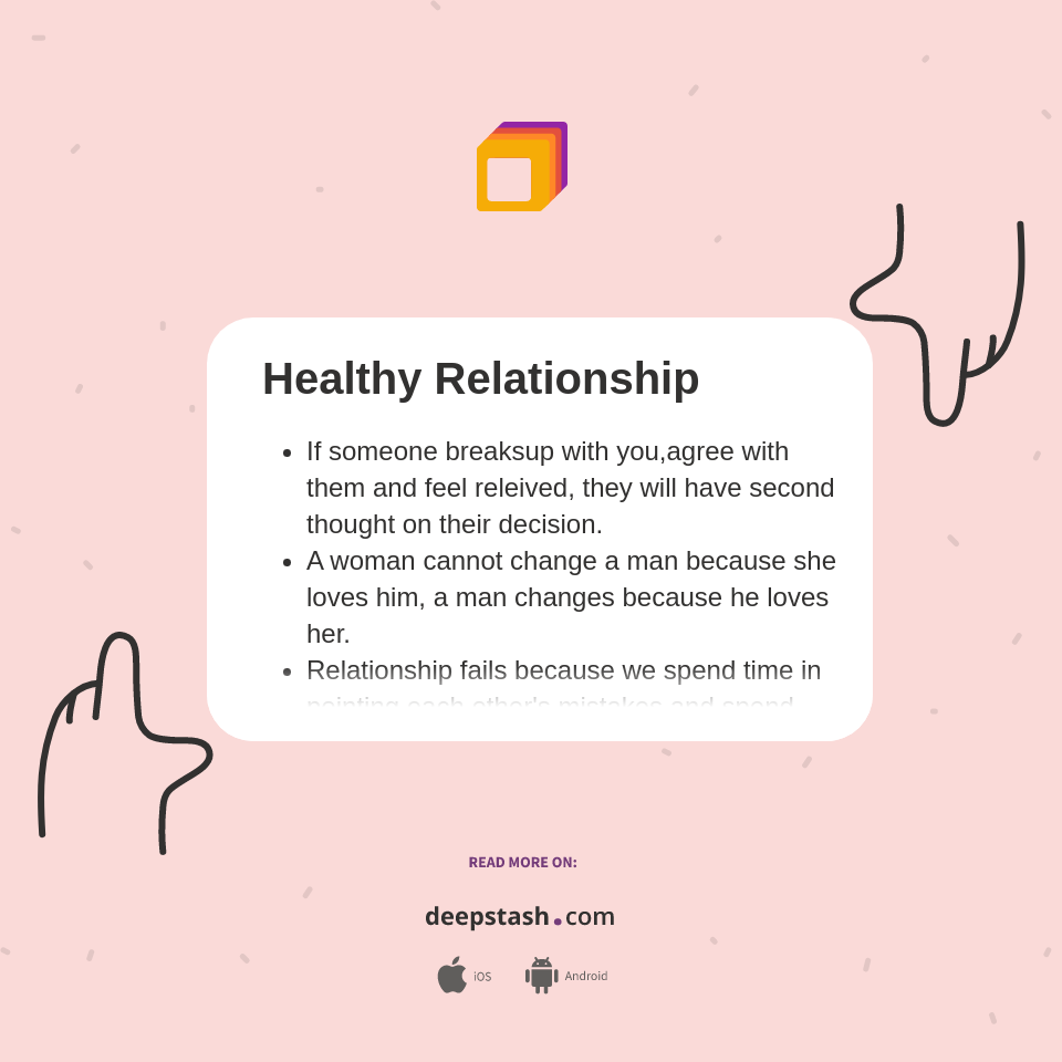 Healthy Relationship - Deepstash
