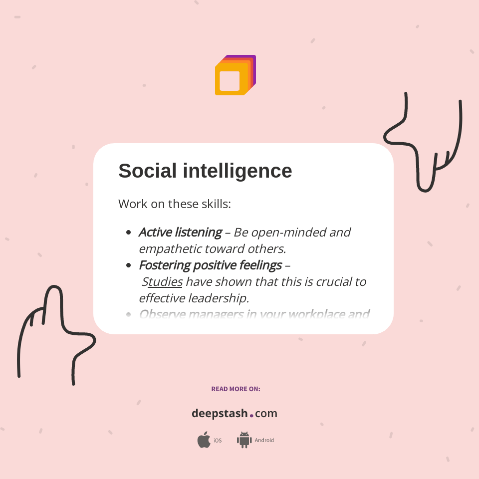 Social intelligence - Deepstash