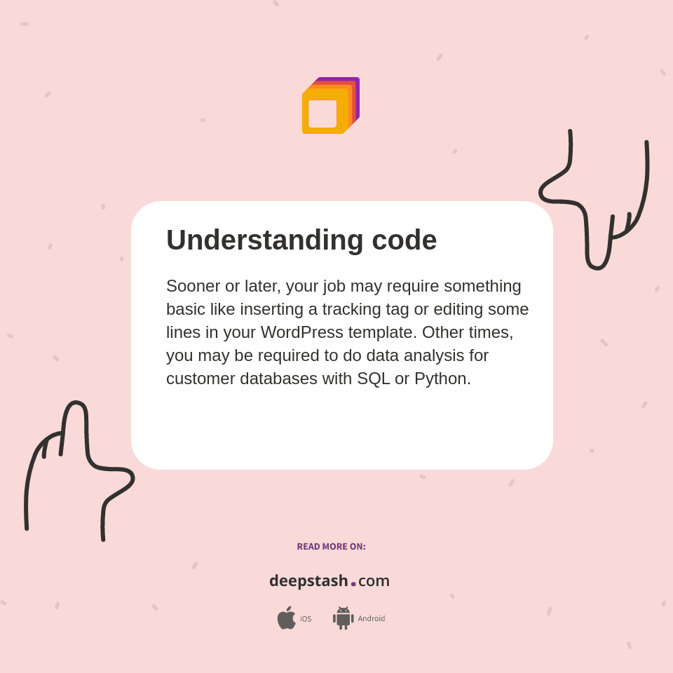 Understanding code - Deepstash
