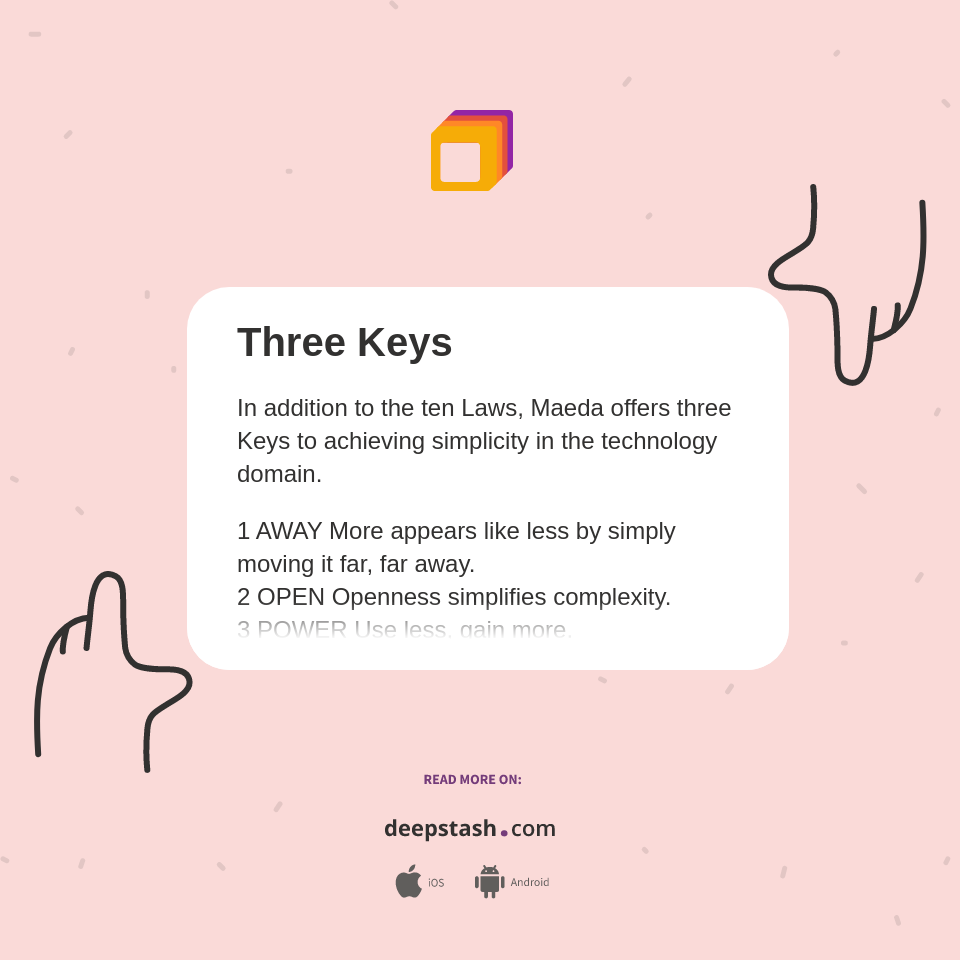 Three Keys - Deepstash
