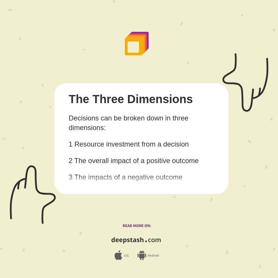 The Three Dimensions - Deepstash