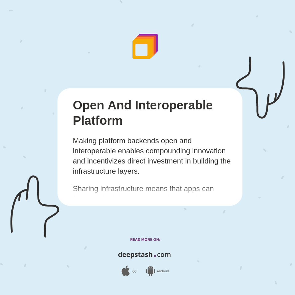 Open And Interoperable Platform - Deepstash