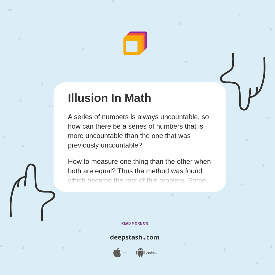 Illusion In Math - Deepstash