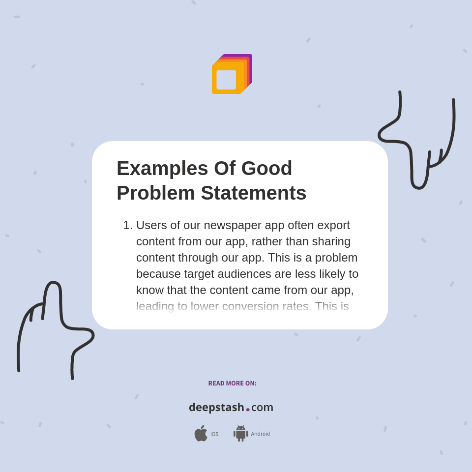 Examples Of Good Problem Statements - Deepstash