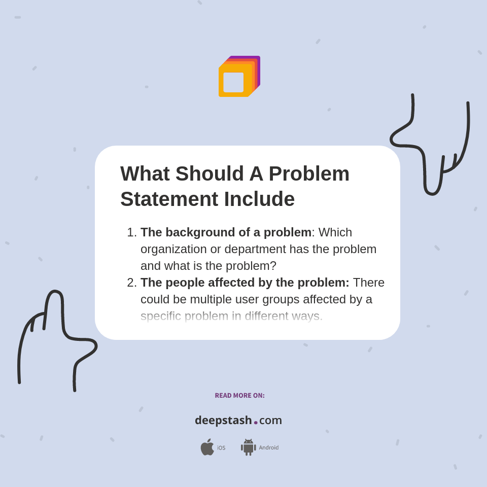 What Should A Problem Statement Include - Deepstash