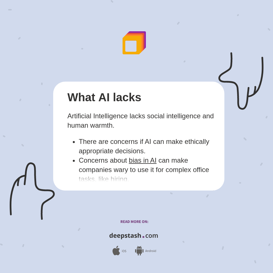 What AI lacks - Deepstash
