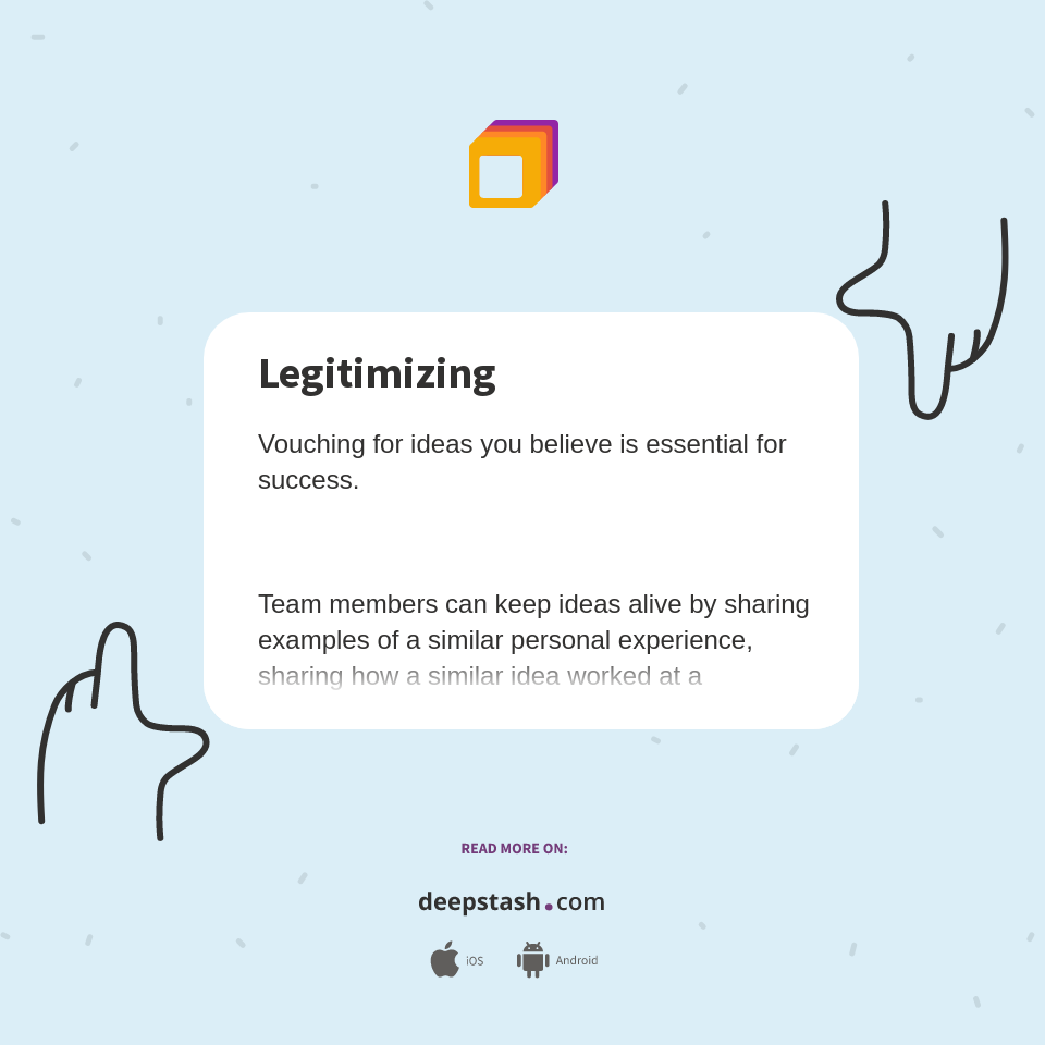 Legitimizing - Deepstash